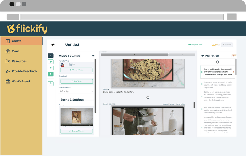 Flickify | Turn Articles Into Videos Fast